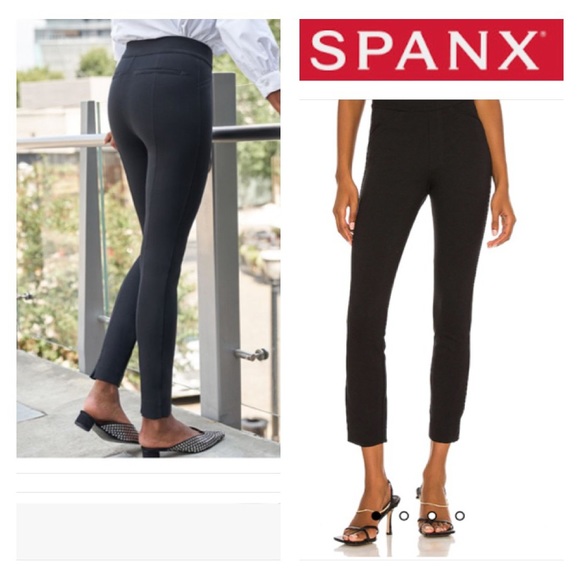 Spanx Pants And Jumpsuits Spanx The Perfect Pant Ankle Back Seam High Rise Pullon Skinny In